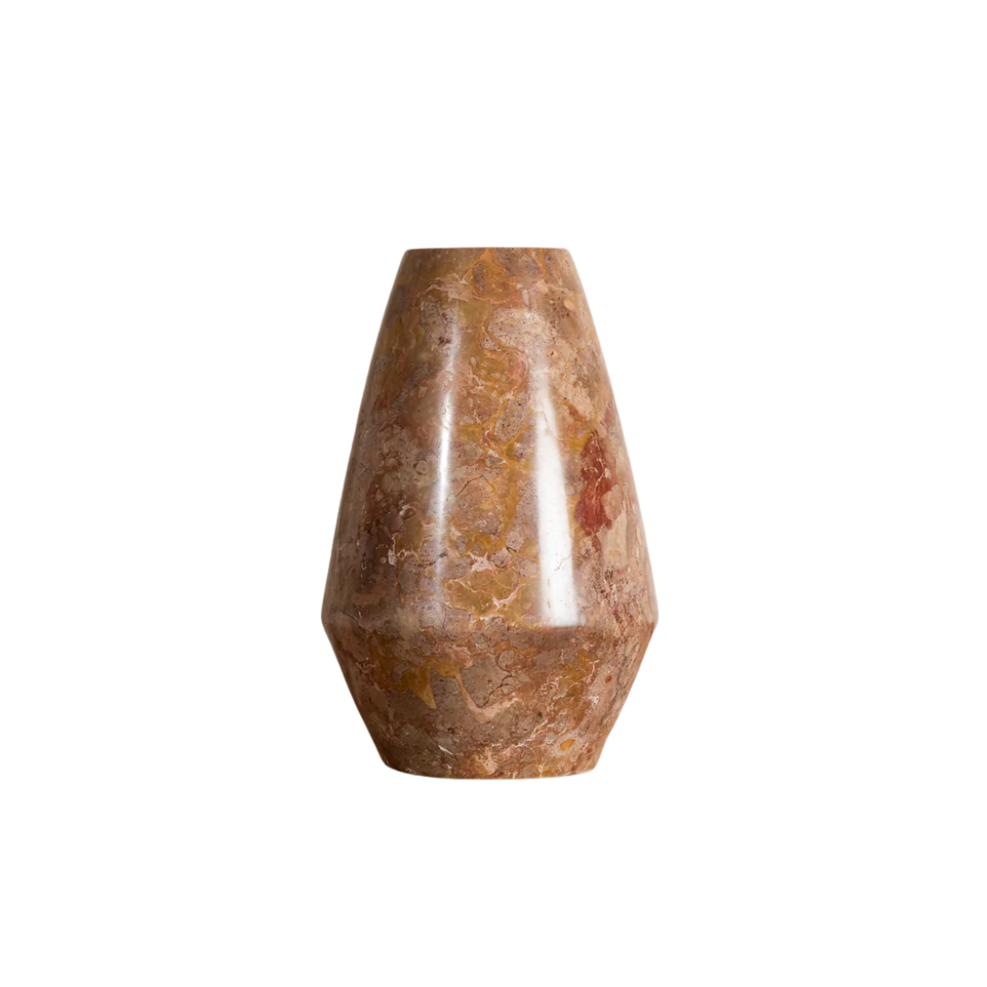 Kalini Rosso Marble Vase – Kira and Kira